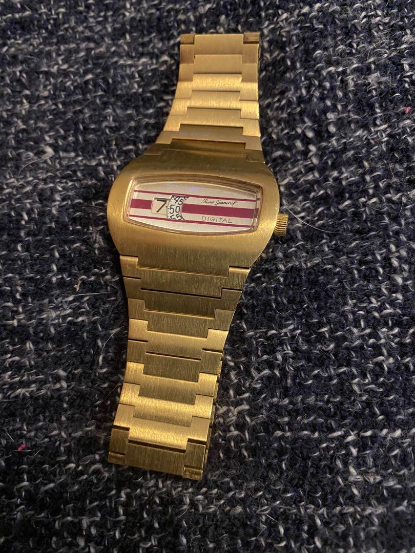 Vintage 1960s Full Gold Digital Jump Hour Watch, Mobile Phones ...