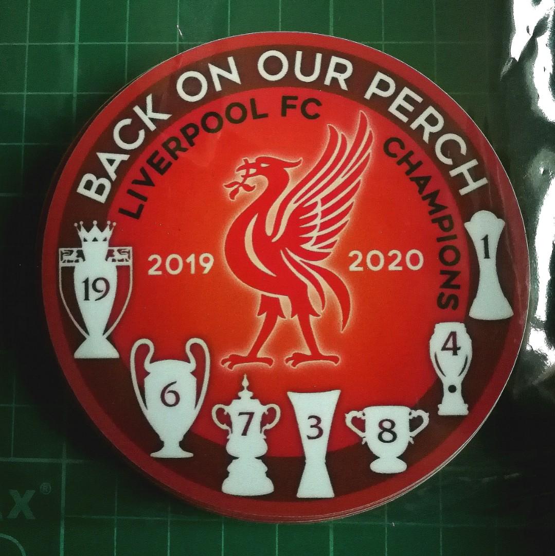 Waterproof Stickers. 85mm Diameter. Liverpool Football Club. Premier ...
