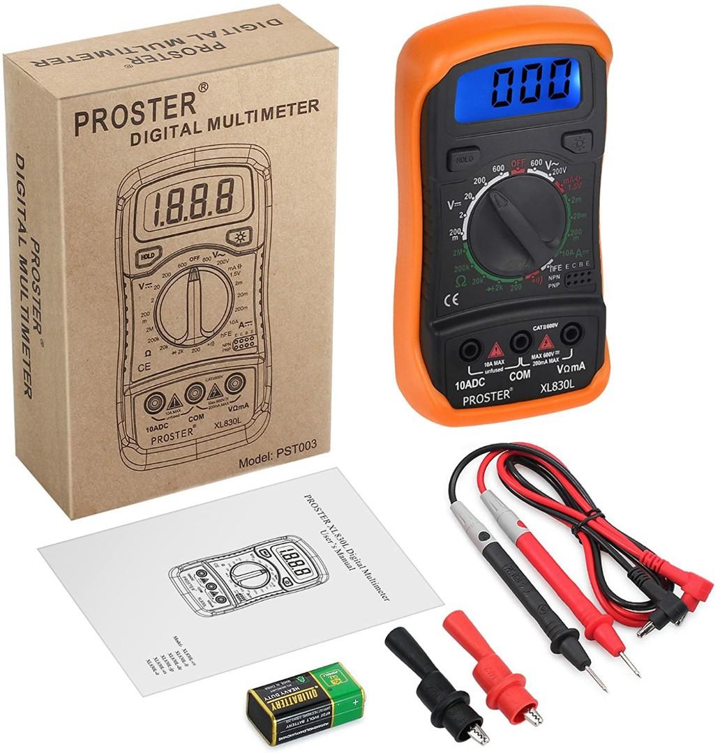 (Z210)Proster Digital Multimeter, Electronics, Others on Carousell