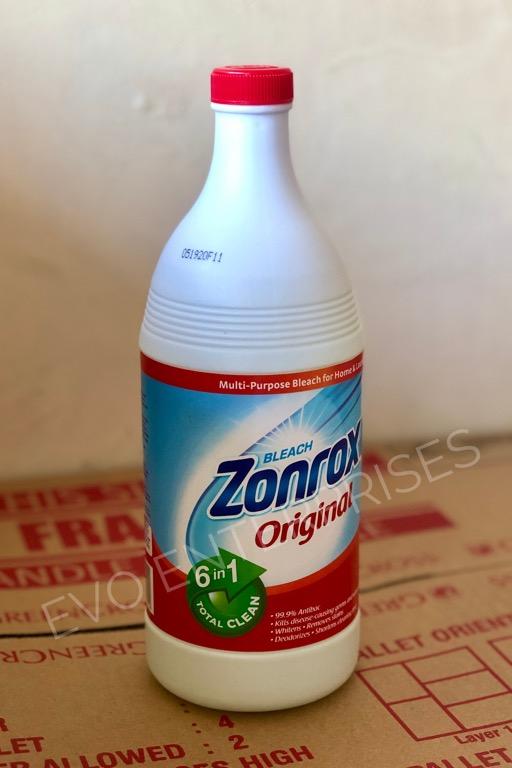 Zonrox Bleach Original 1000ml (selling per box), Furniture & Home ...