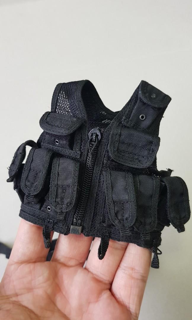 1/6 scale Art Figures The Rock Black assault vest, Hobbies & Toys, Toys ...