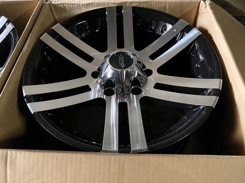 17" Mb wheels Vortex Blackpolish code A308 Mags 6Holes pcd 139 bnew ...