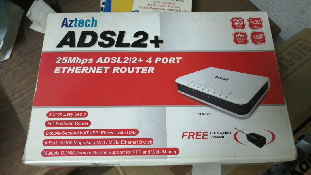 Aztech Router kept in storage, Electronics, Computer Parts ...