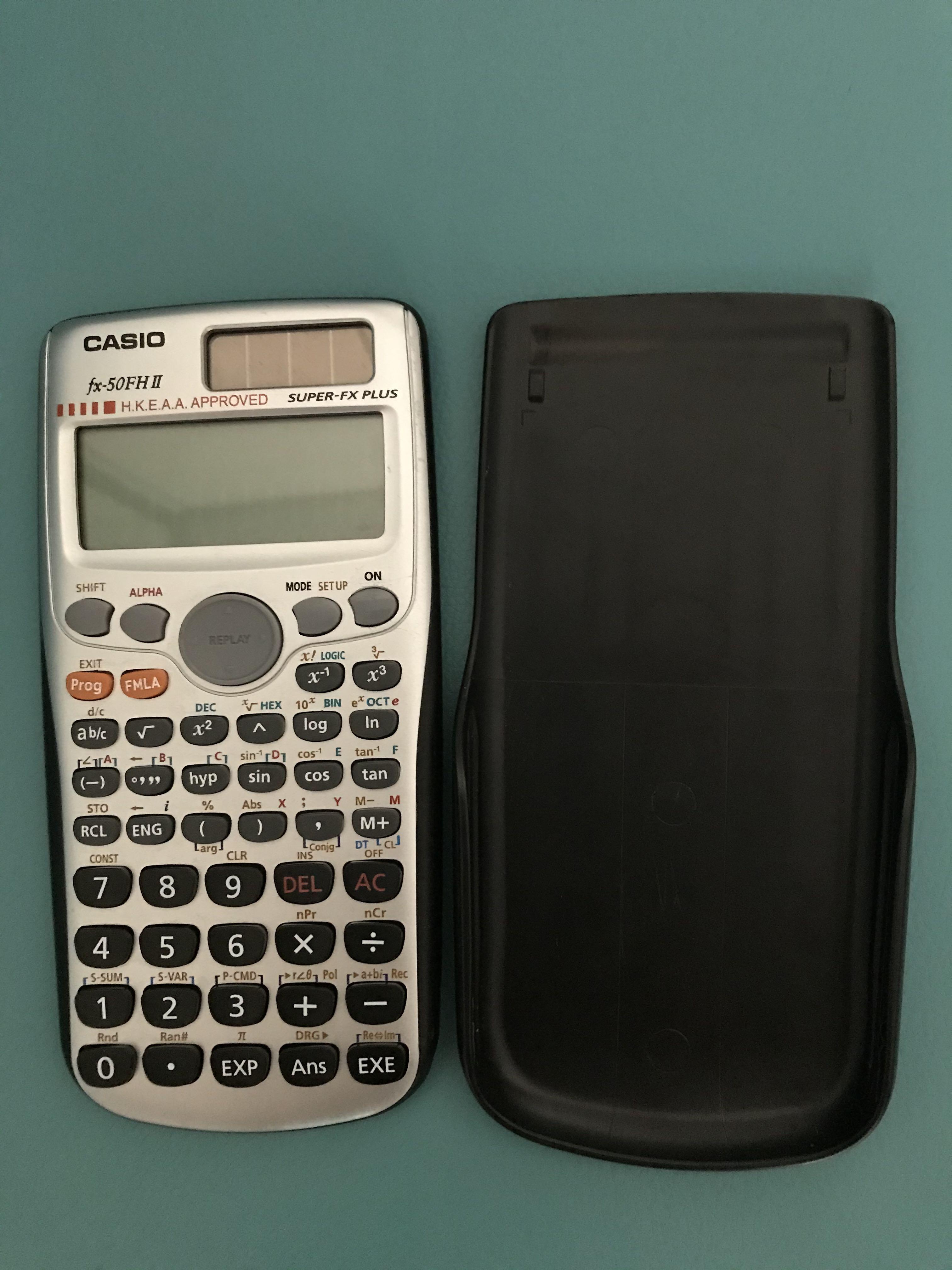 Casio fx-50FH II, 興趣及遊戲, 手作＆自家設計, 文具 - Carousell