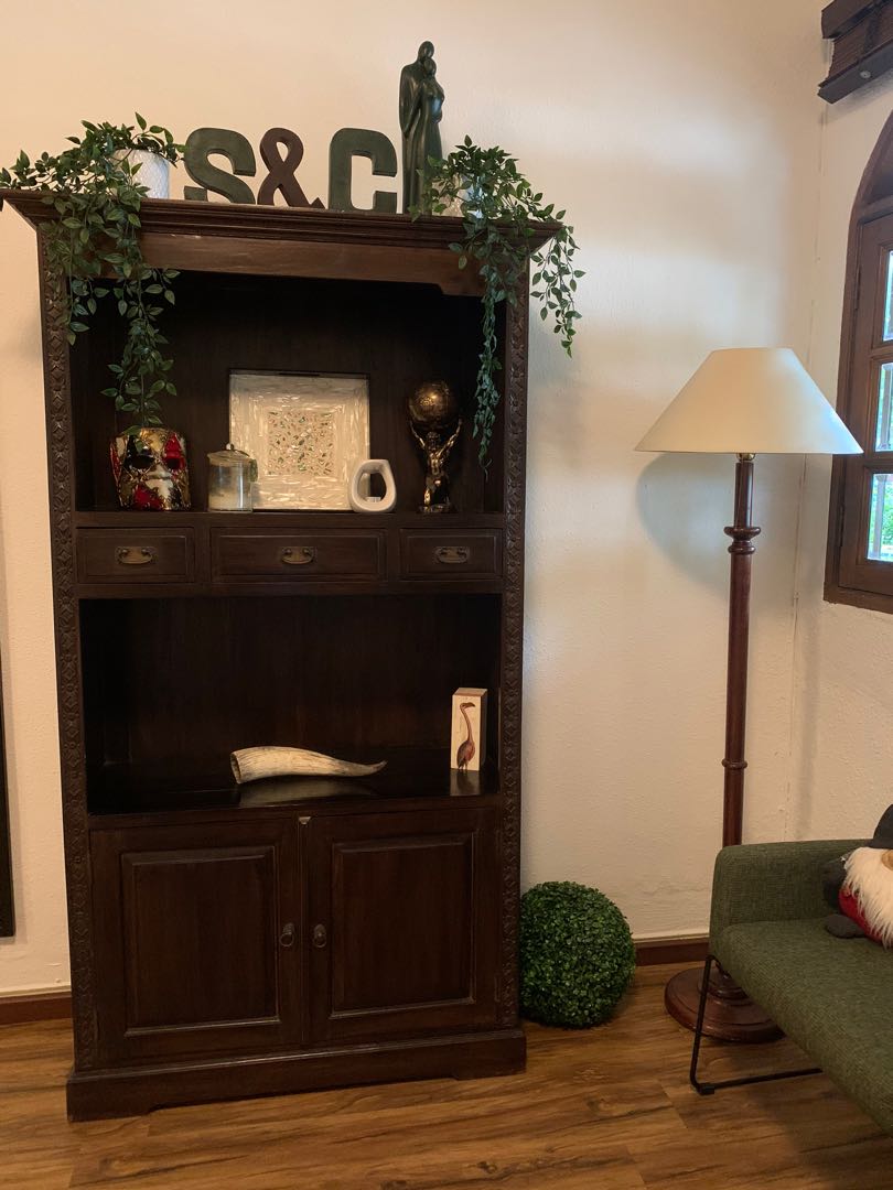 Colonial style Display Cabinet - solid wood, Furniture & Home Living ...