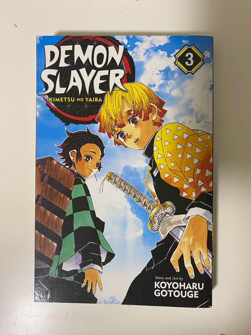 Demon Slayer Kimetsu No Yaiba volume 3, Hobbies & Toys, Memorabilia ...