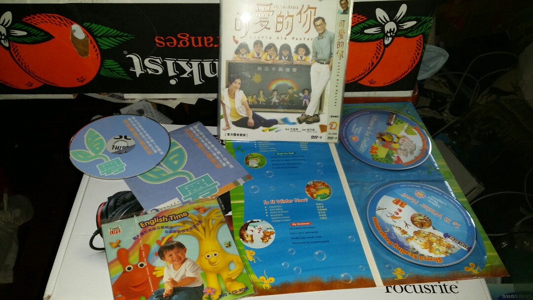 小學學習DVD, 全部計，Time Life English Time DVD+CD, Addison Wesley longman ...