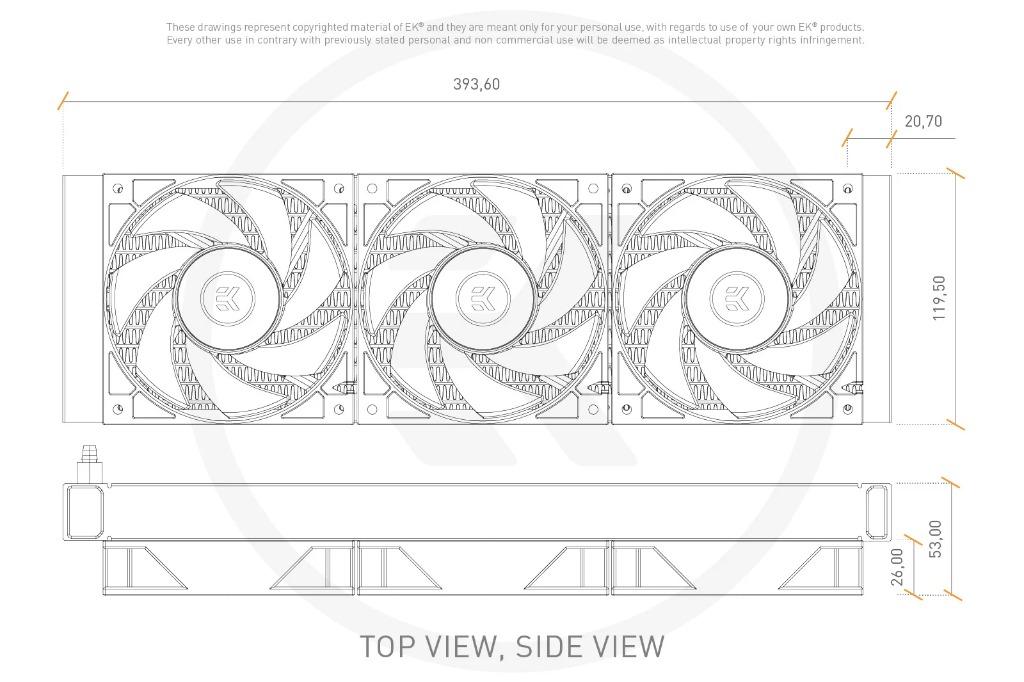 EK-AIO 360 D-RGB 360mm all-in-one liquid cooling solution 3831109815847 ...