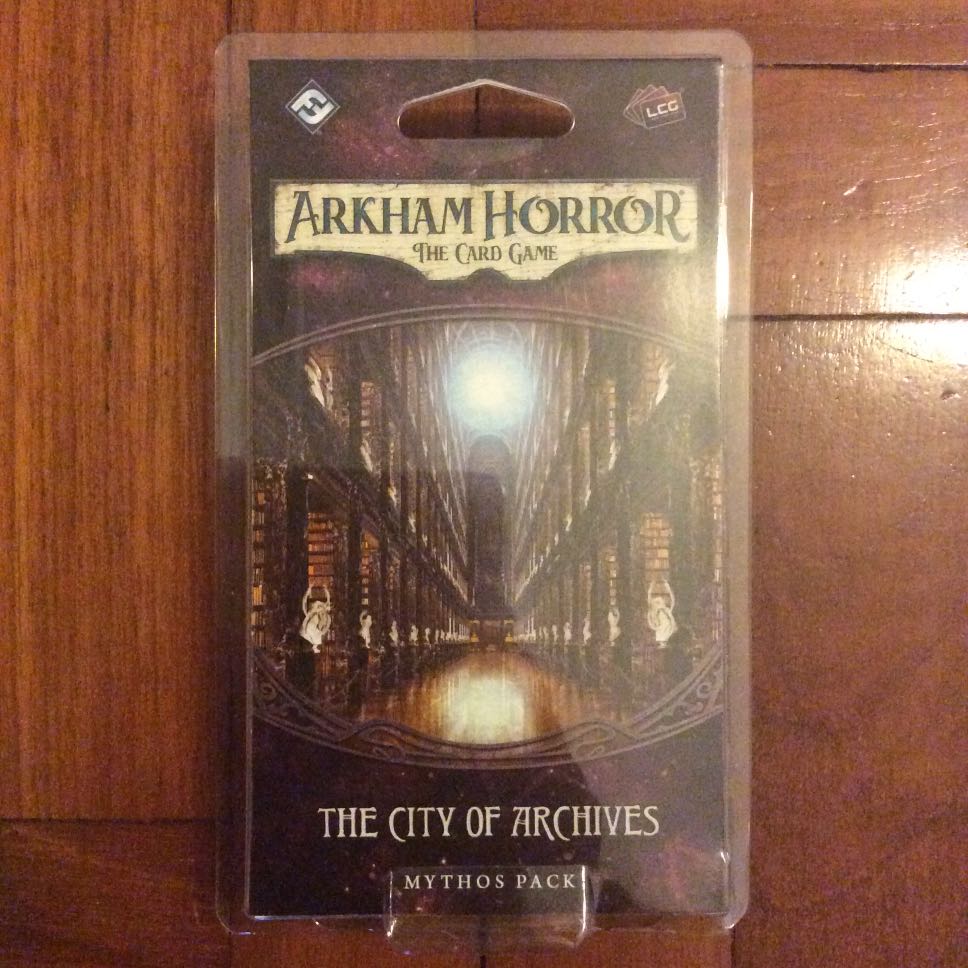 Arkham LCG Forgotten Age The City of Archives Mythos Pack 4, Toys ...