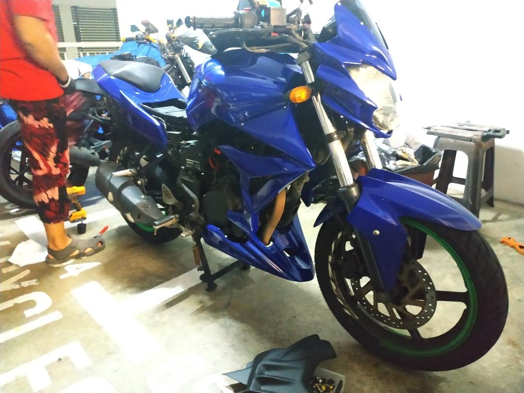 [FZ16] Cover Set Of FZ16, Motorcycles, Motorcycle Accessories on Carousell