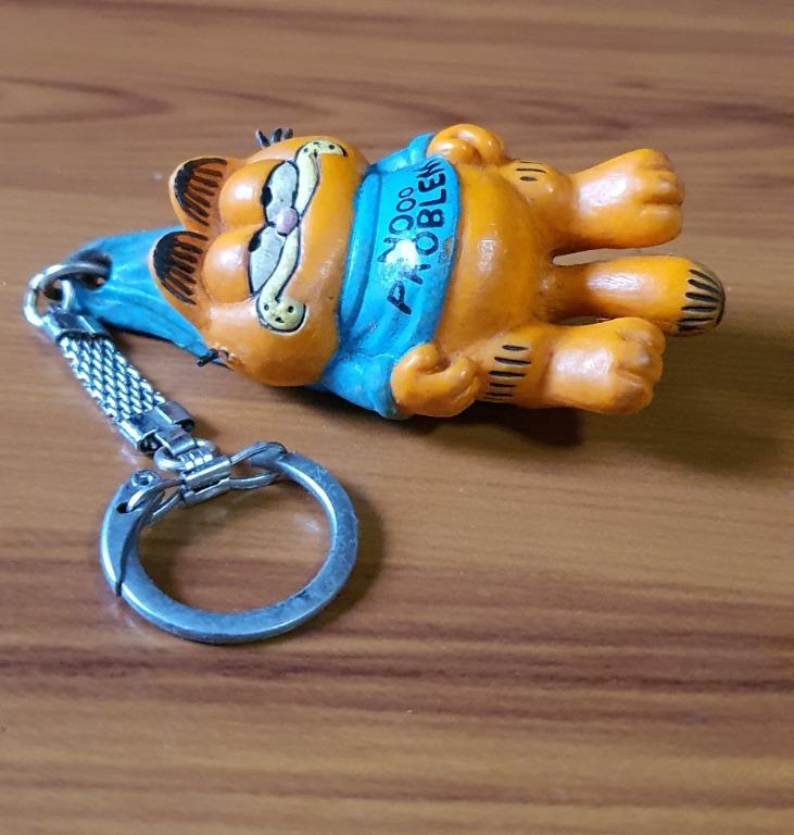 Garfield Figurines Keychain, Hobbies & Toys, Memorabilia & Collectibles ...