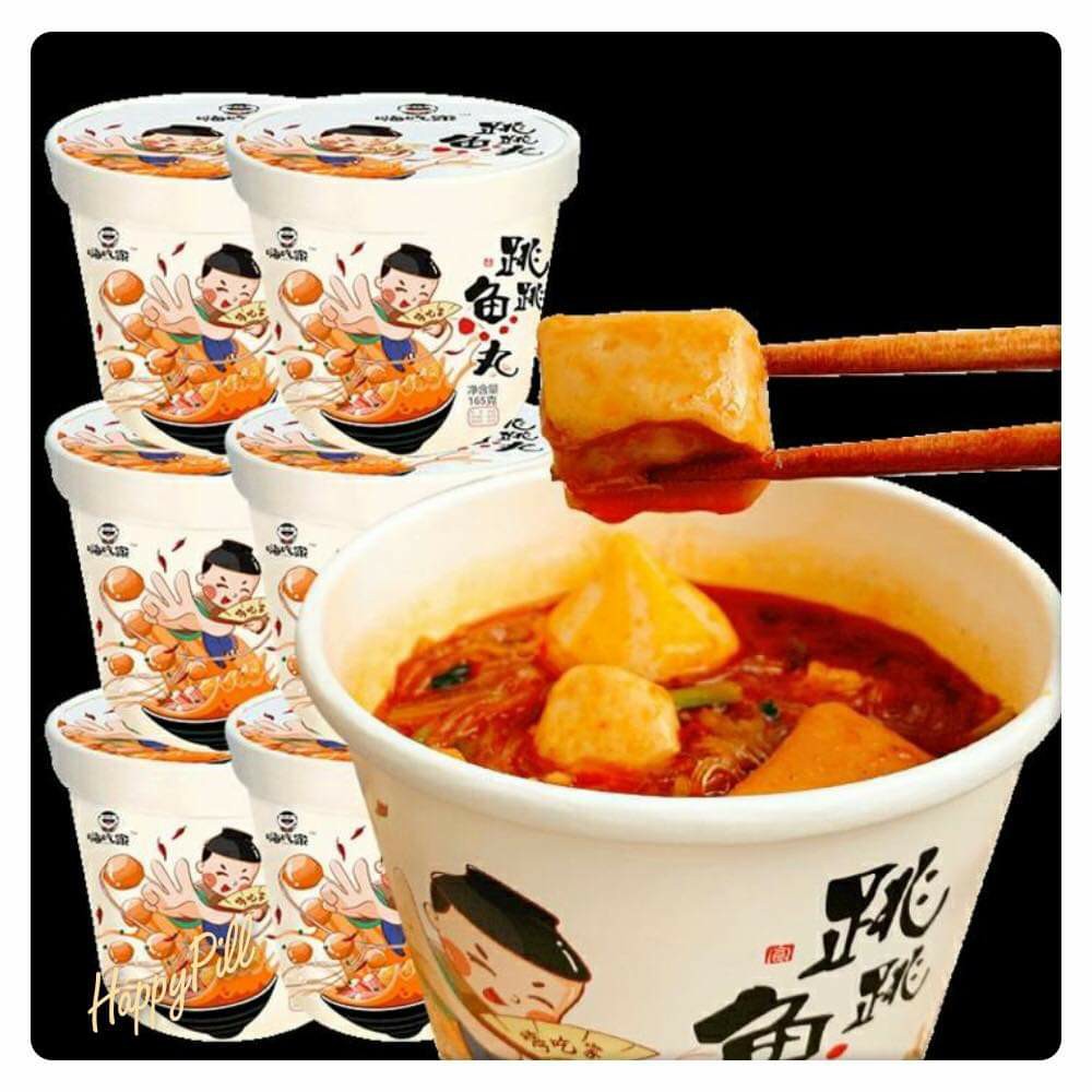 Hai Chi Jia ~ Mala Oden Fishball Potato Noodles, Food & Drinks, Instant ...