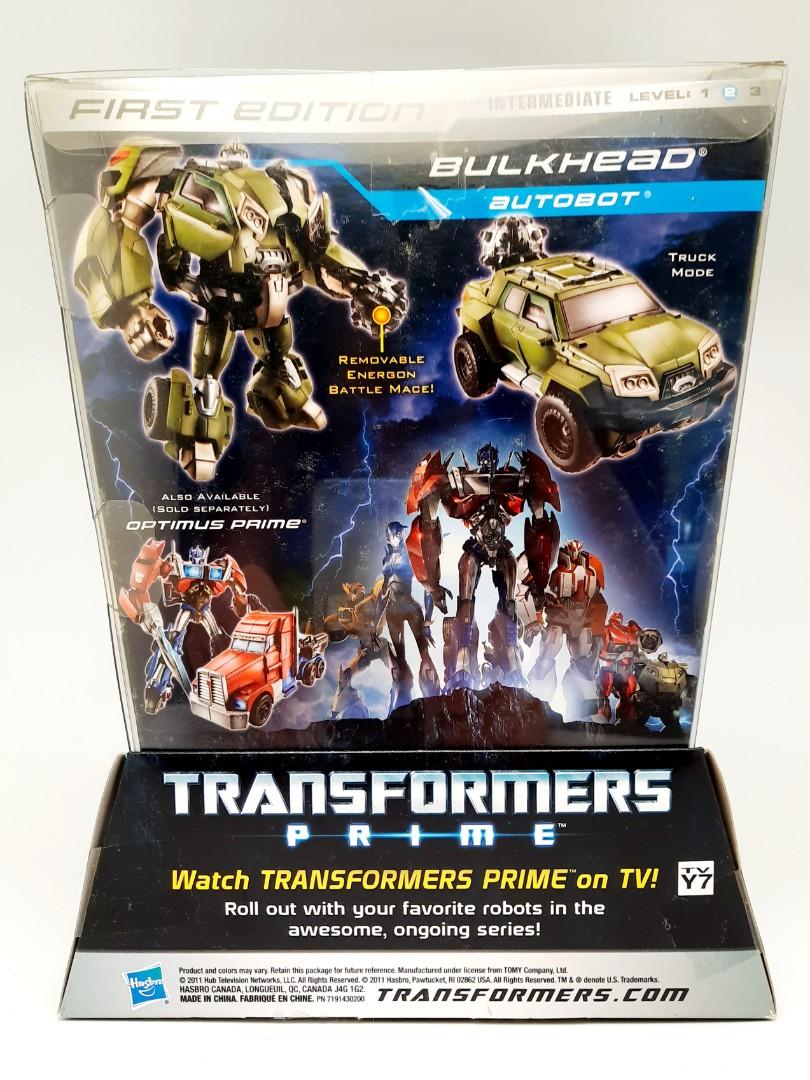 Hasbro Transformers Prime First Edition Bulkhead Action Figure, Hobbies ...