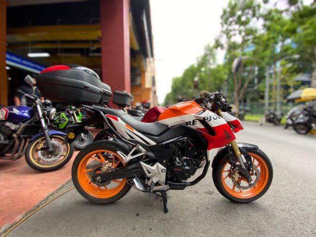 HONDA CBF190WH, Motorcycles, Motorcycles for Sale, Class 2B on Carousell