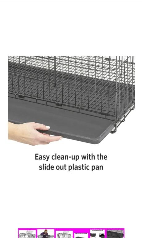 (HOT) MidWest Folding Metal Rabbit Cage | Includes 1/2 inch hygienic ...