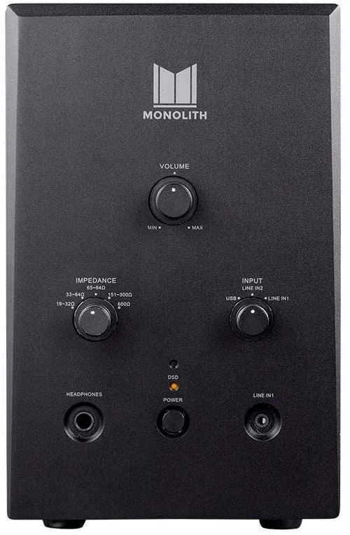 (HOT) Monolith Tube Amp Headphone Amplifier - Black With ESS ES9018 ...