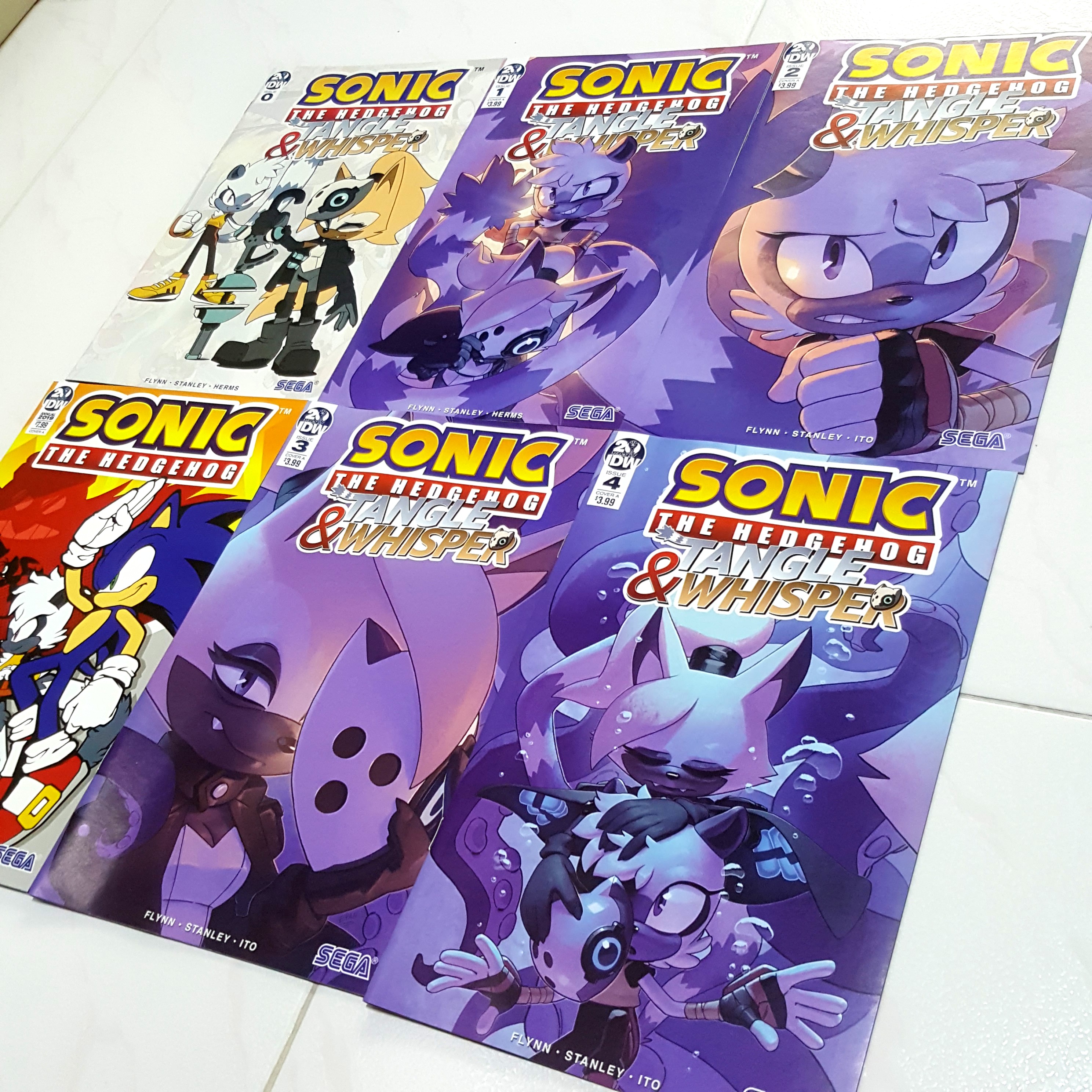 IDW Sonic comics - Tangle & Whisper (full set), Hobbies & Toys ...