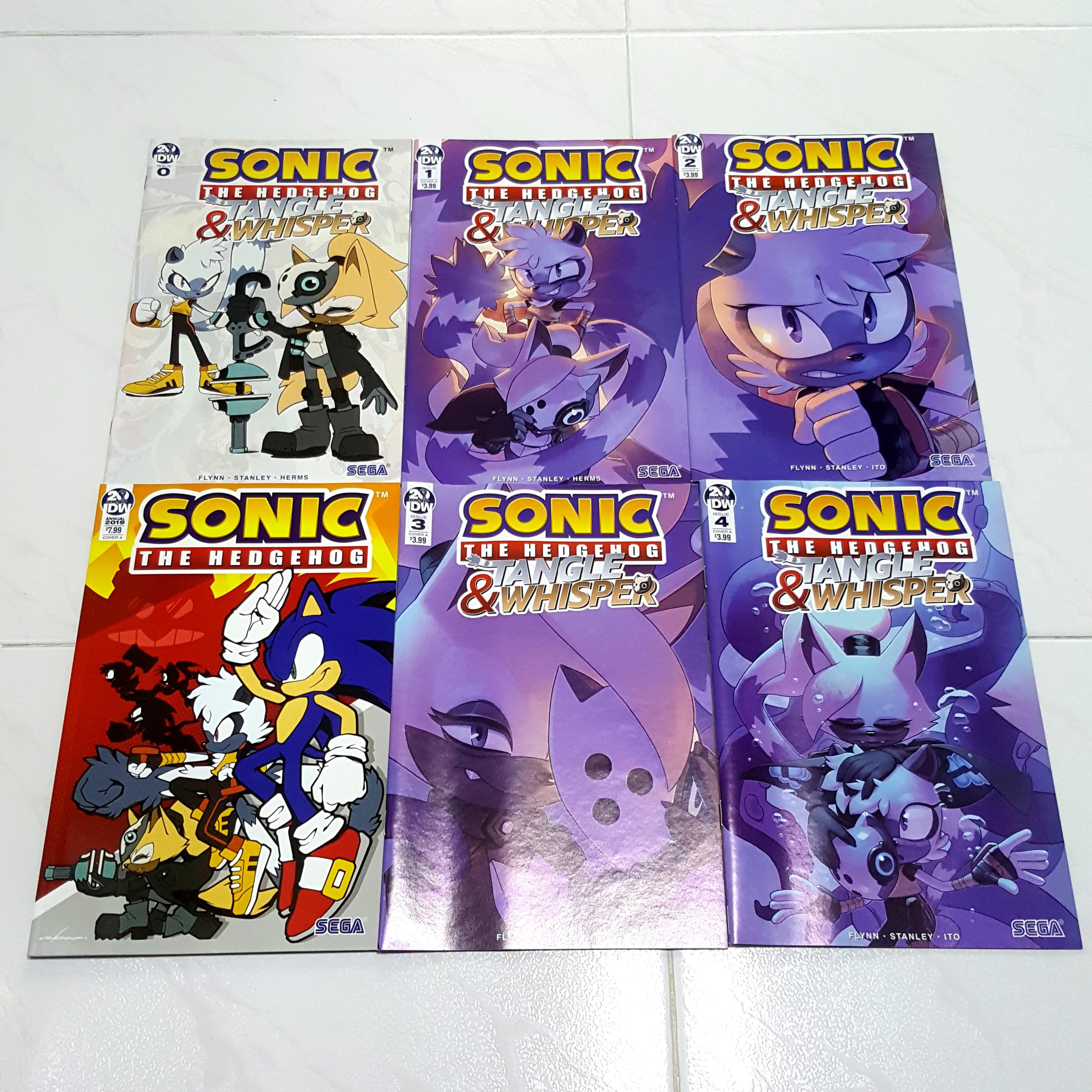 IDW Sonic comics - Tangle & Whisper (full set), Hobbies & Toys ...