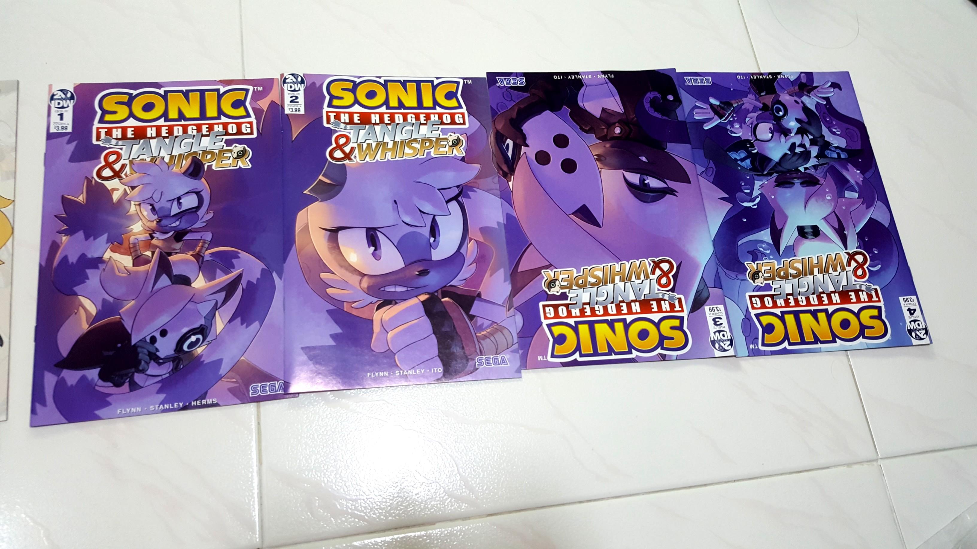 IDW Sonic comics - Tangle & Whisper (full set), Hobbies & Toys ...