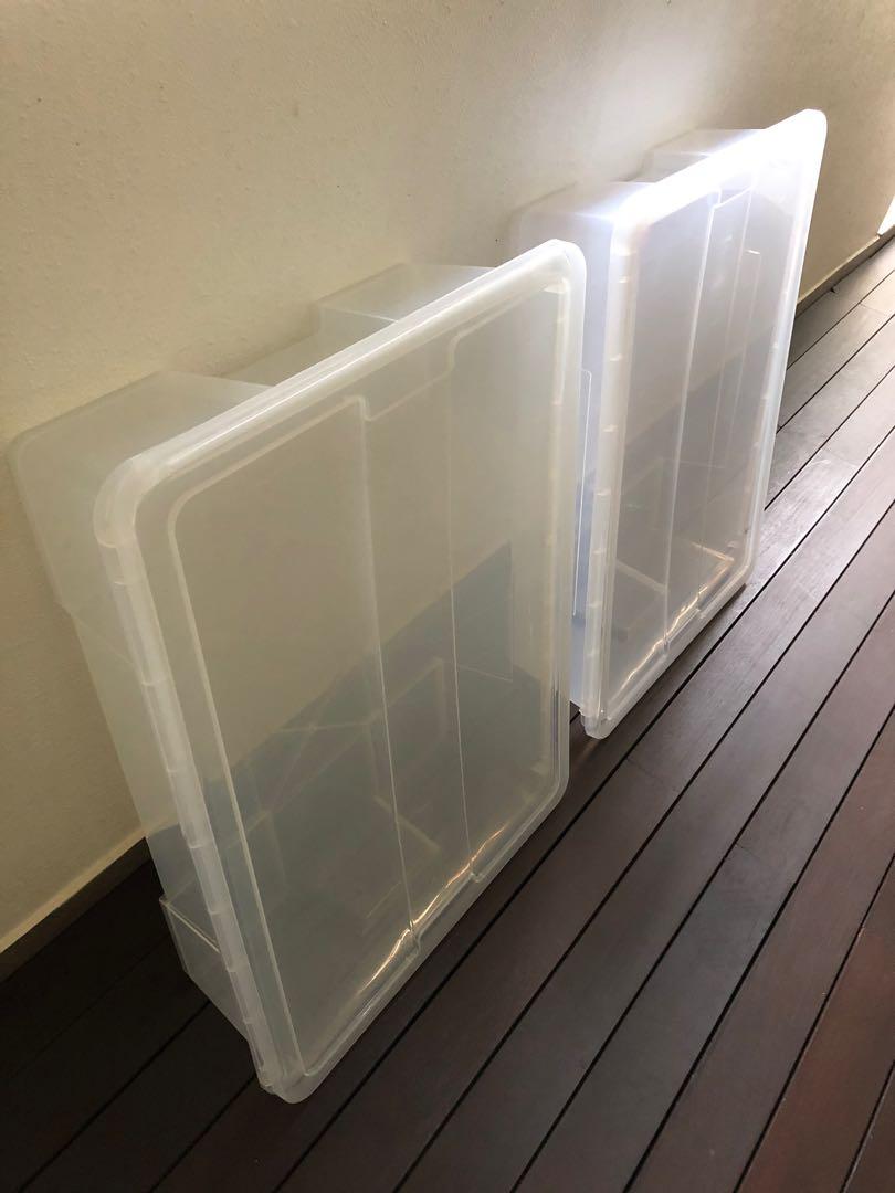 Ikea Samla box with lid, Furniture & Home Living, Home Improvement ...