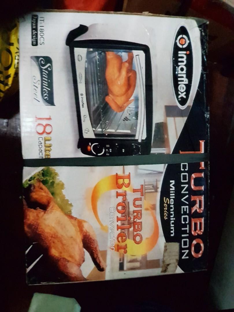 IMARFLEX Turbo Convection Oven 18L Stainless (1200w) IT-180CS ...