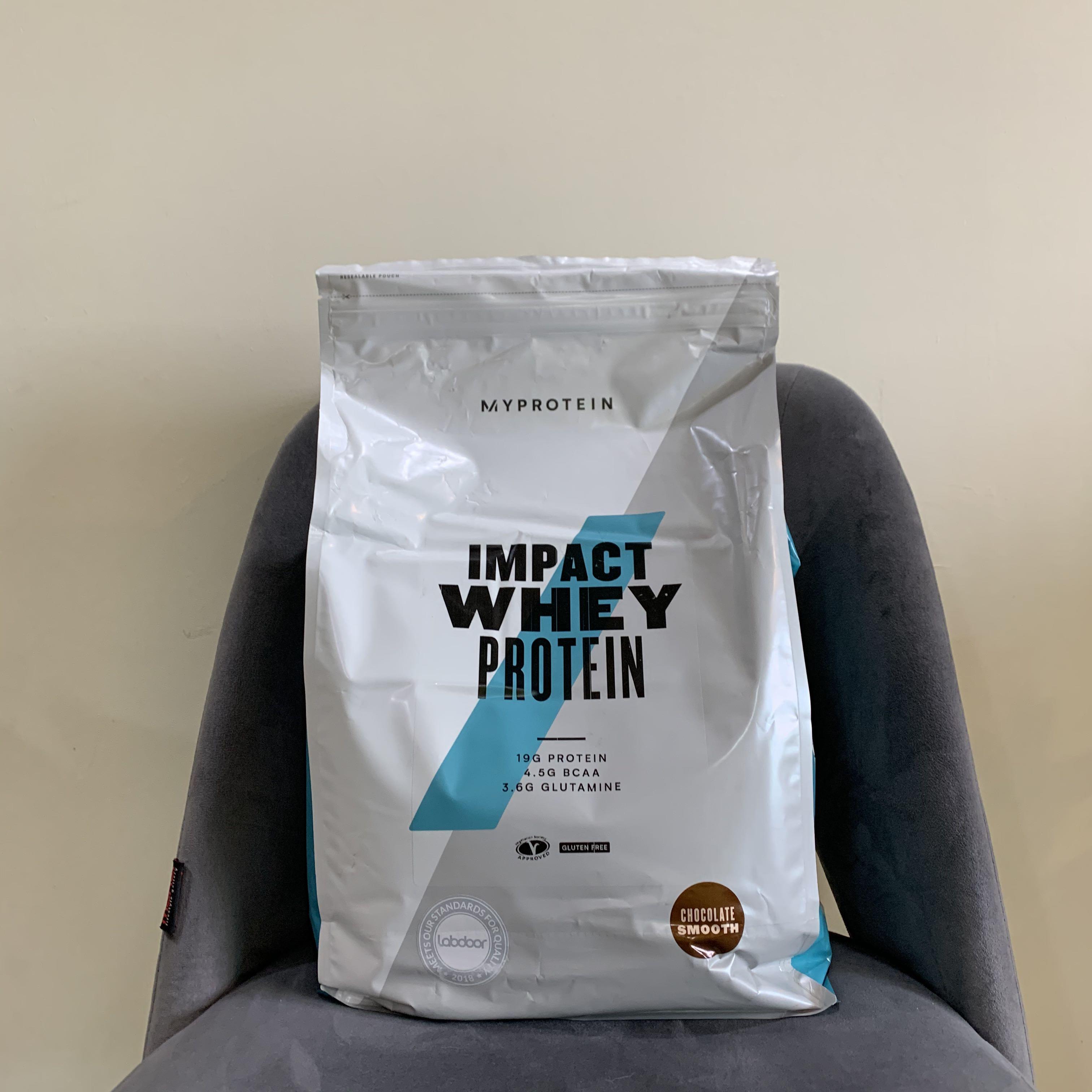 Impact Whey Protein (5kg) Chocolate Smooth, Health & Nutrition, Health ...