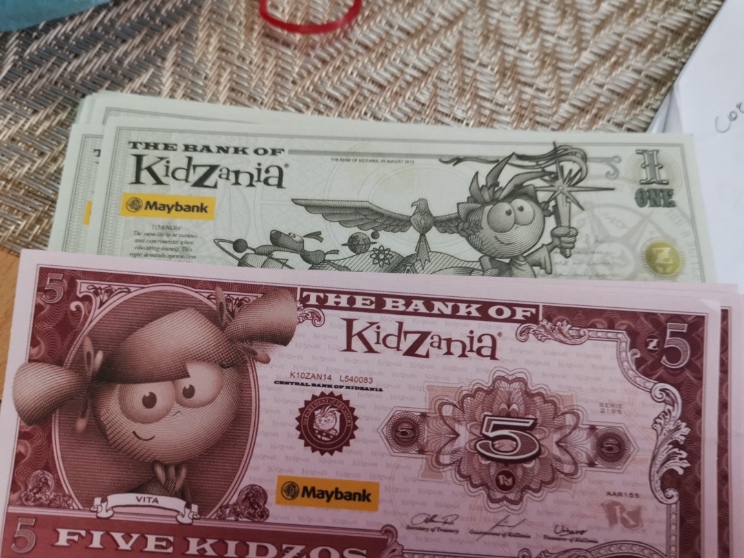 Kidzania Kidzos, Hobbies & Toys, Memorabilia & Collectibles, Currency ...