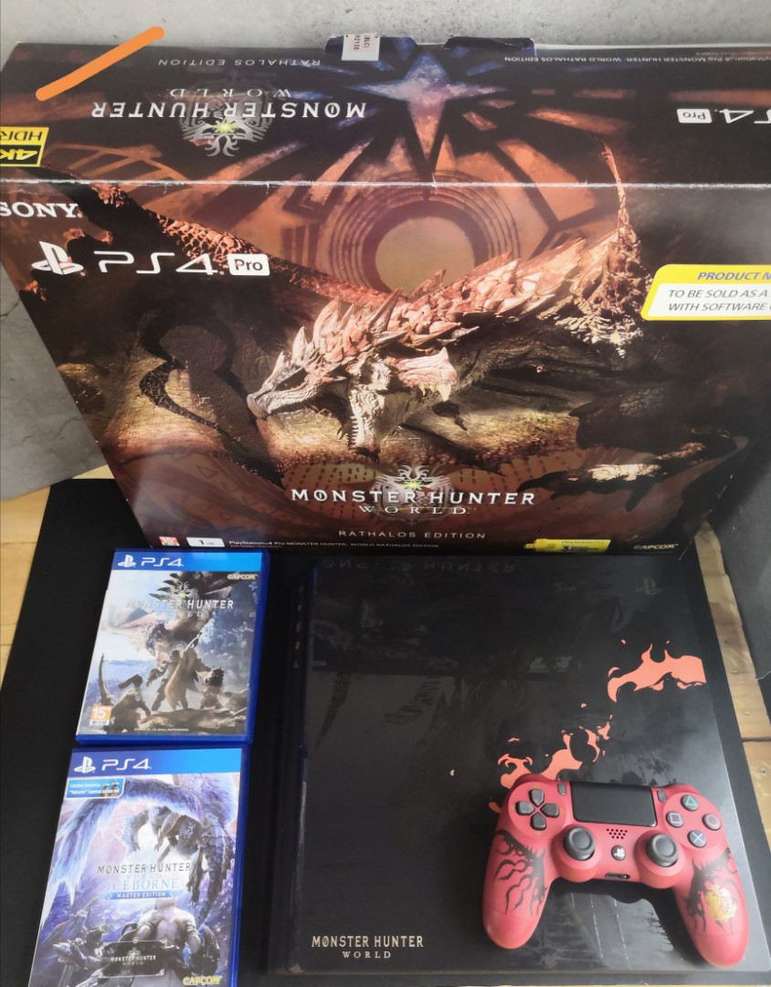 Legendary Limited Edition PS4 Pro 1TB Monster Hunter Edition (Super ...