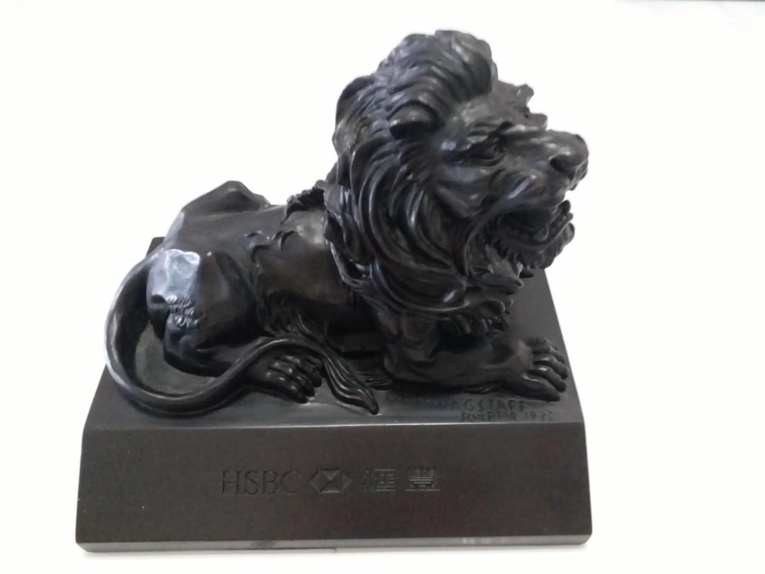 FLASH SALE Limited Edition HSBC Lion ornament 匯豐獅子一對, 興趣及遊戲, 手作＆自家設計 ...
