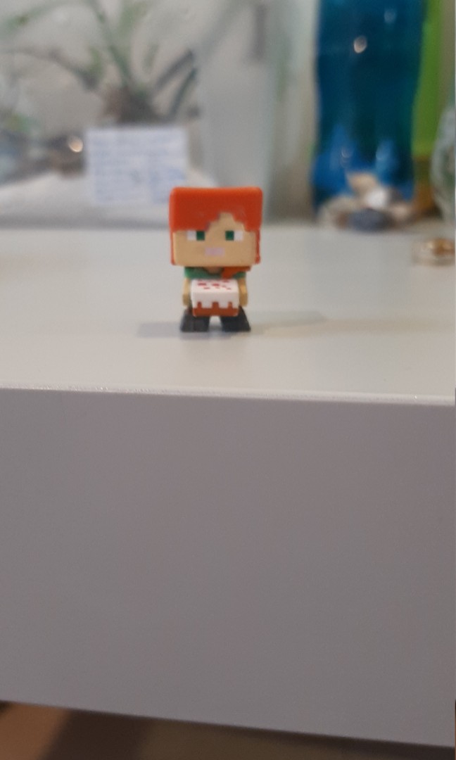 Minecraft official: alex with a cake, Hobbies & Toys, Toys & Games on ...