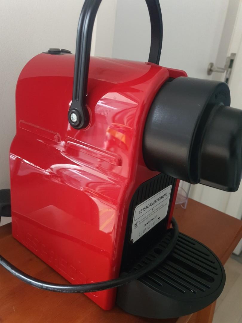 Nespresso Inissia Ruby Red, TV & Home Appliances, Kitchen Appliances ...