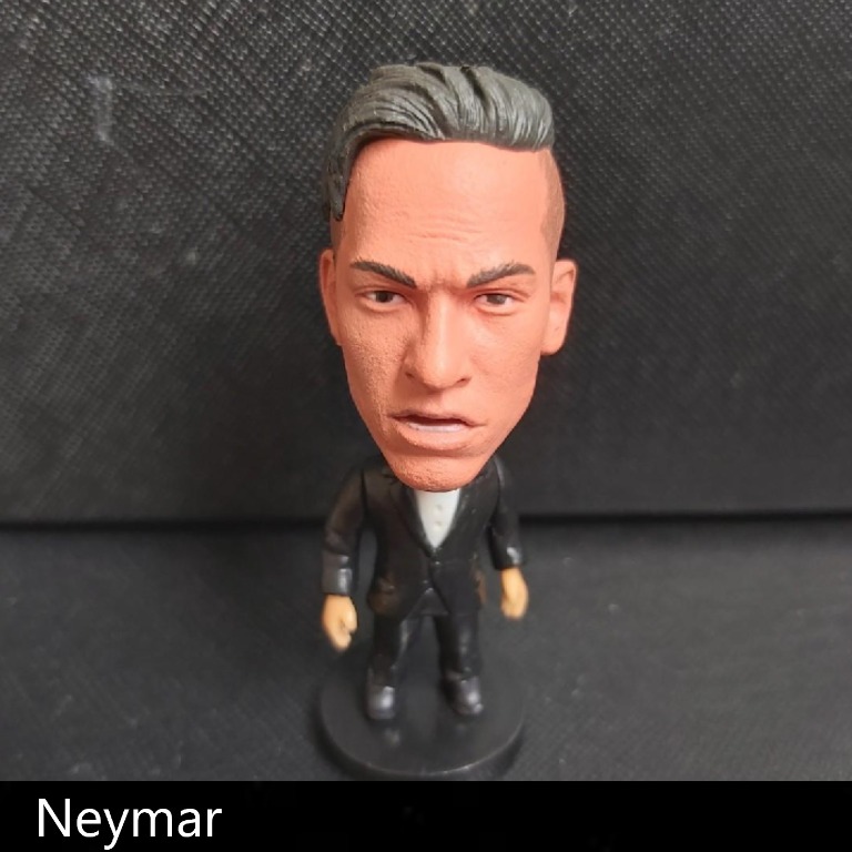 Neymar JR in Black Suit Figurine, Hobbies & Toys, Toys & Games on Carousell