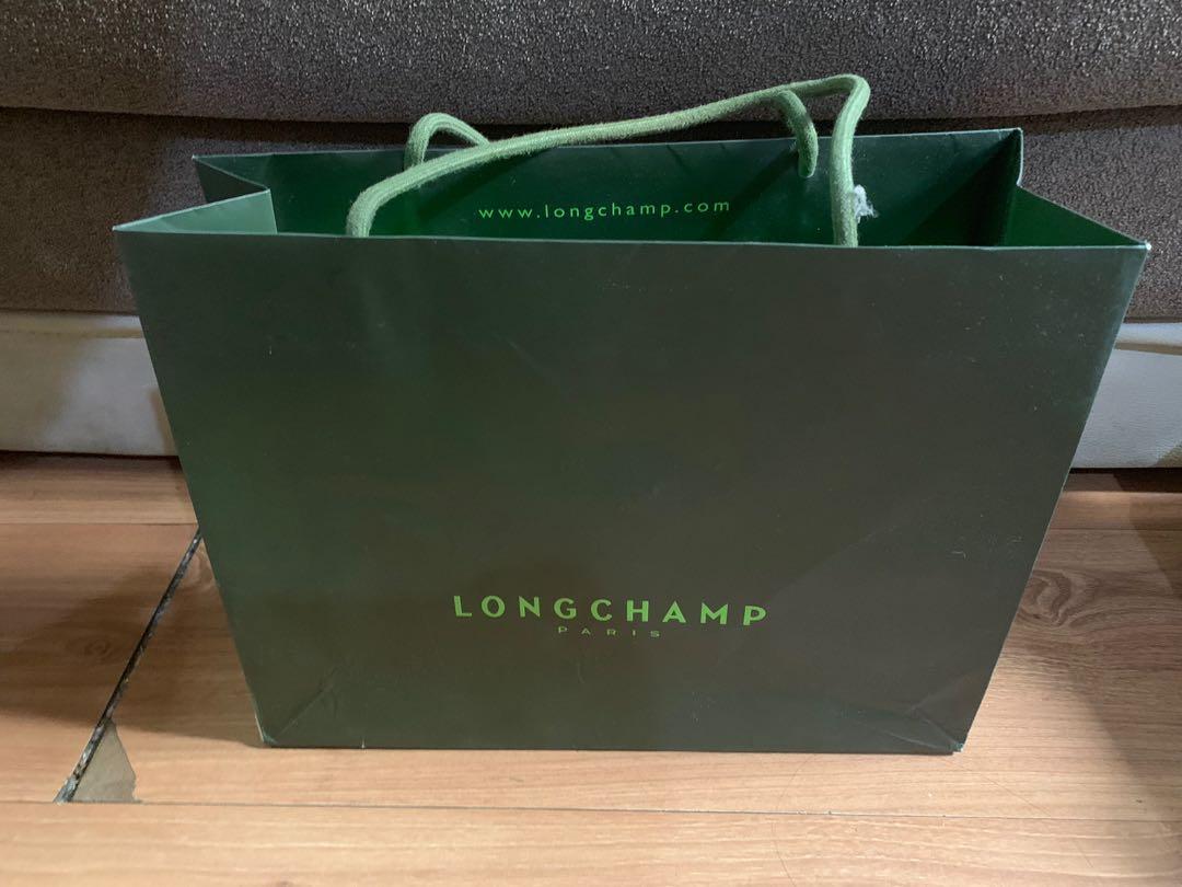 Paper Bag LongChamp ORIGINAL, Barang Mewah, Tas & Dompet di Carousell