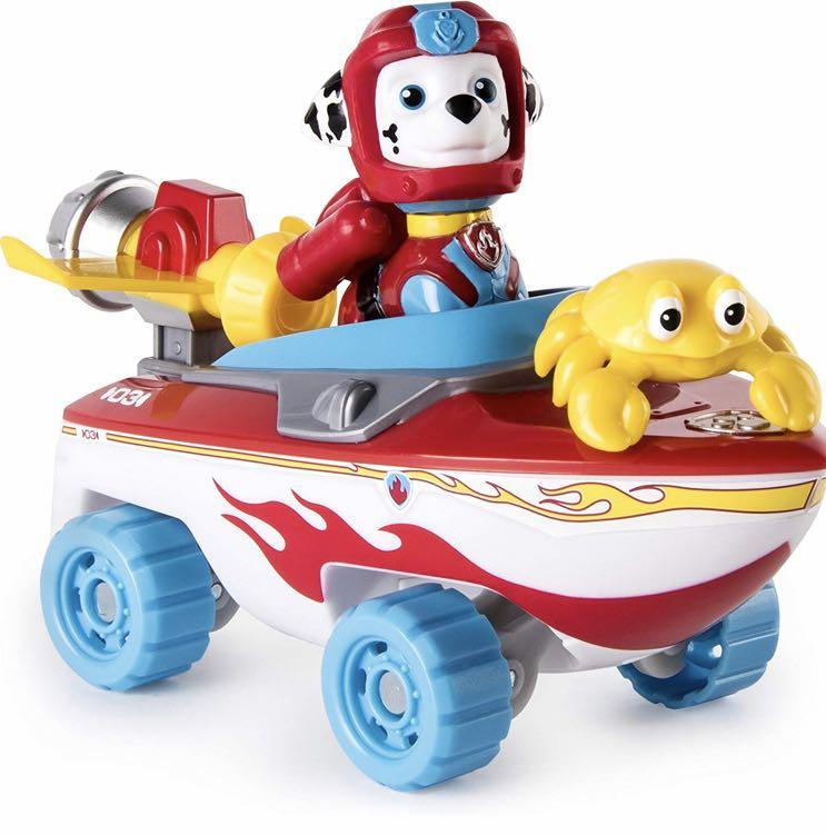 Paw Patrol - Sea Patrol Marshall, Transforming Vehicle and Bonus Sea ...
