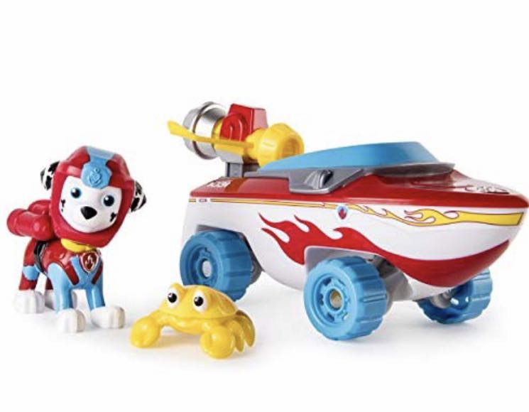 Paw Patrol - Sea Patrol Marshall, Transforming Vehicle and Bonus Sea ...