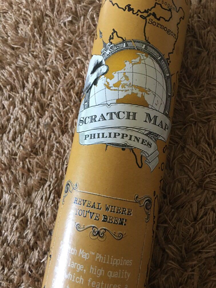 Philippine Scratch Map, Hobbies & Toys, Memorabilia & Collectibles ...