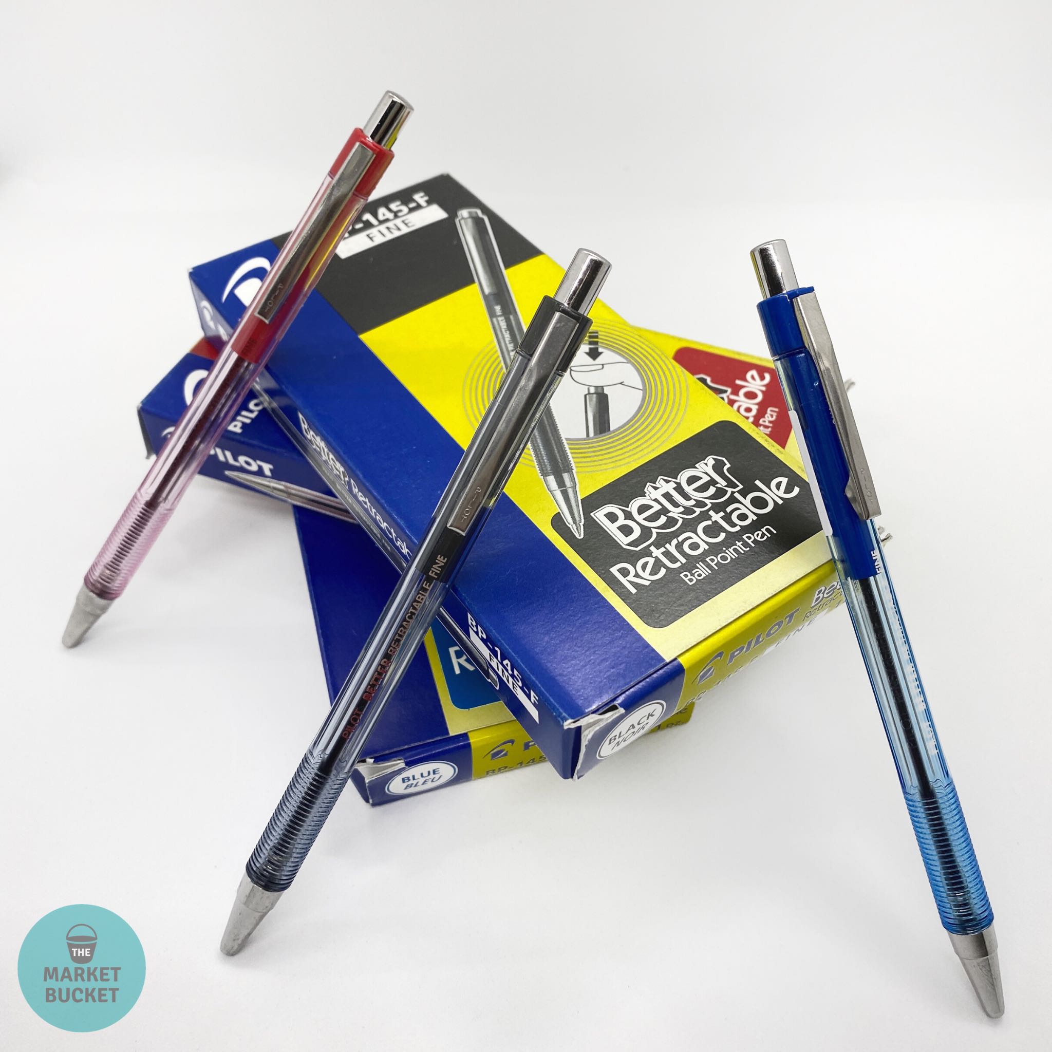 Pilot Better Retractable Ballpoint Pen BP-145-F, Hobbies & Toys ...