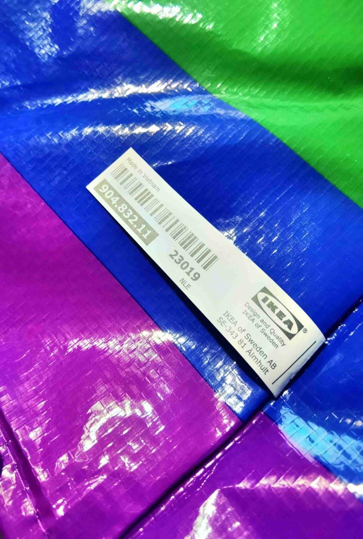 [Ready Stock] IKEA Rainbow STORSTOMMA Bag, Women's Fashion, Bags ...