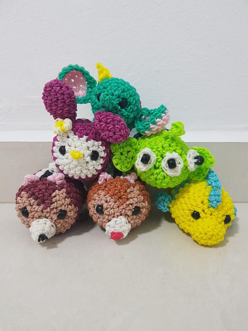 Rainbow Loom Loomigurumi Tsum Tsum, Design & Craft, Handmade Craft on ...
