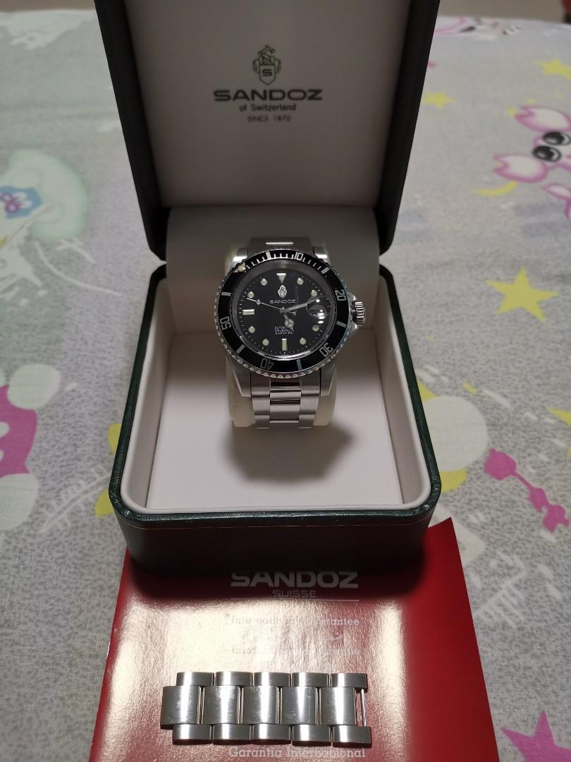 Sandoz Submariner, Luxury, Watches on Carousell