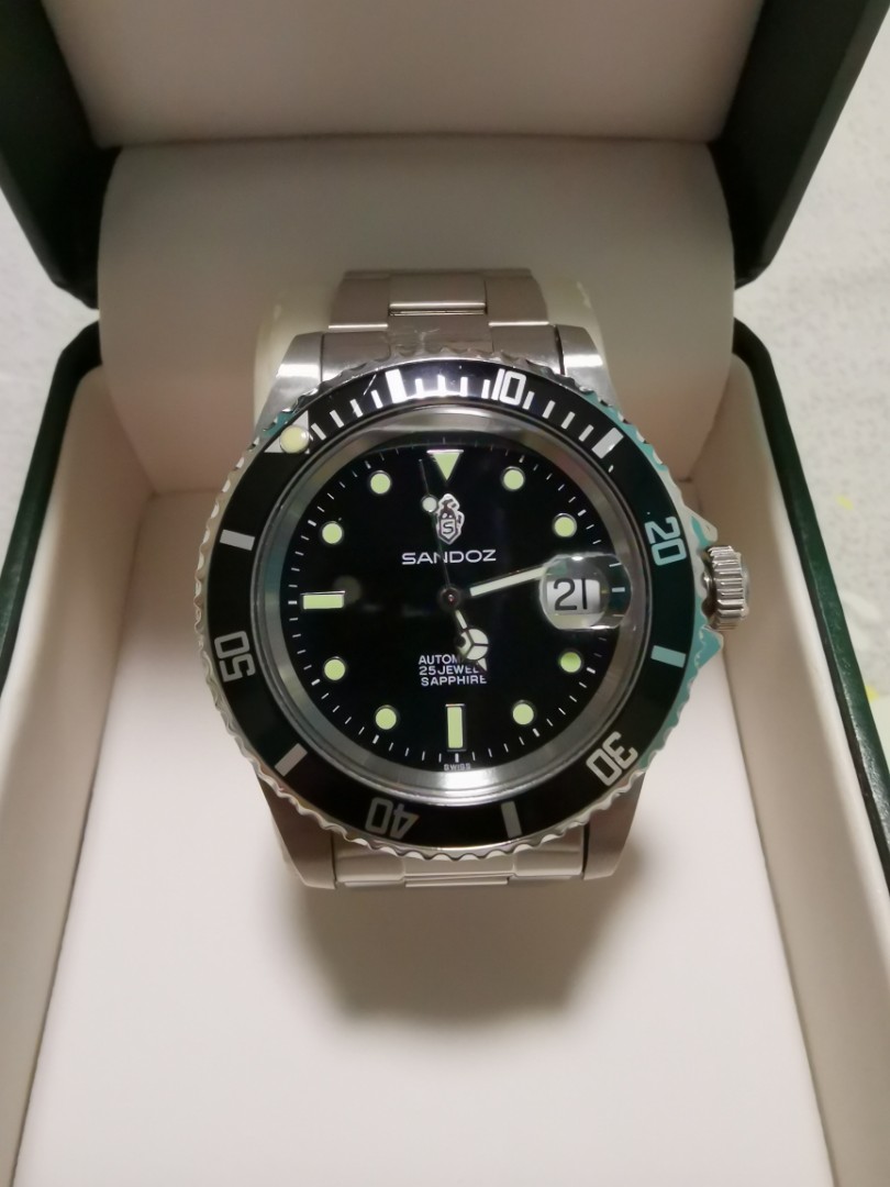 Sandoz Submariner, Luxury, Watches on Carousell