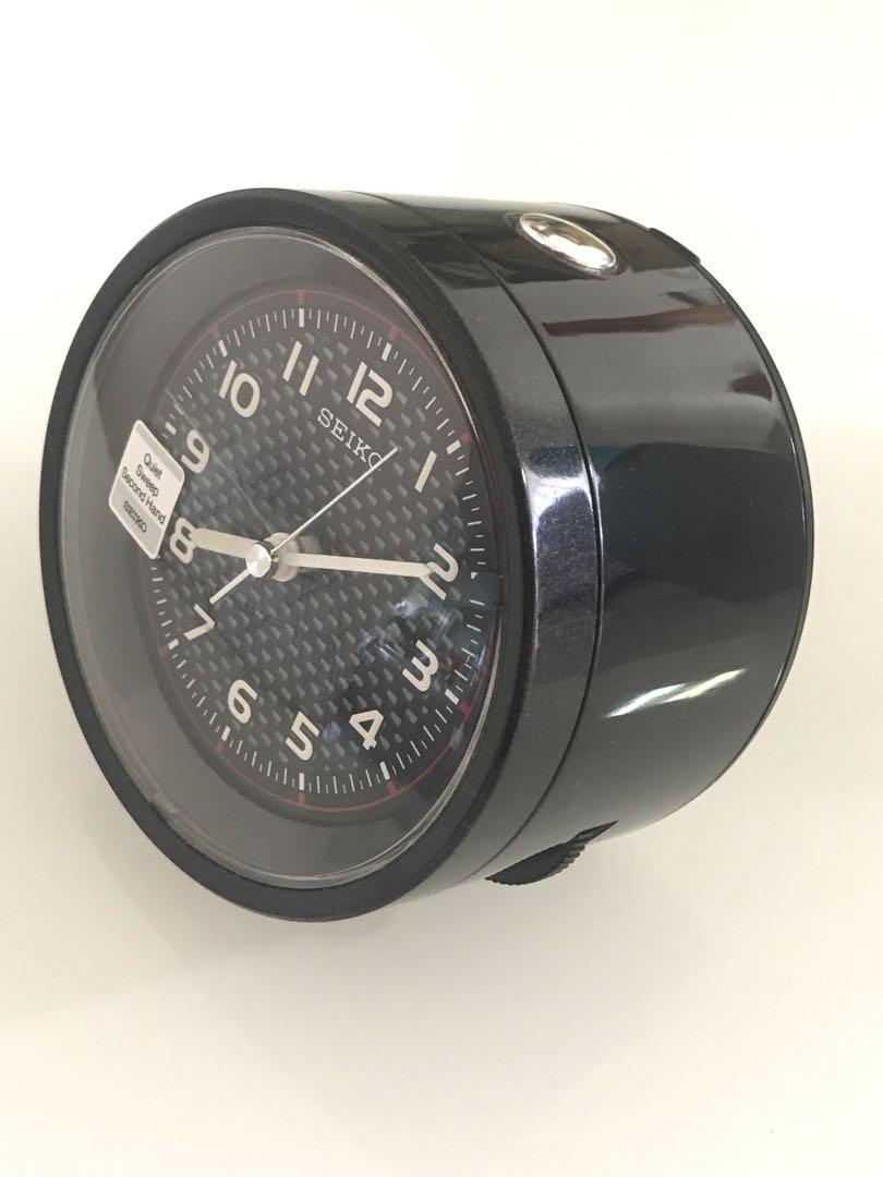 Seiko Tabletop Speedometer Gauge Analog Alarm Clock QXE021J (not ...