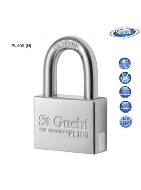 3 units of St. Guchi Padlock PL100N 40mm, Auto Accessories on Carousell