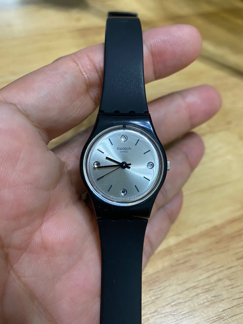 Swatch Watch long strap, Luxury, Watches on Carousell