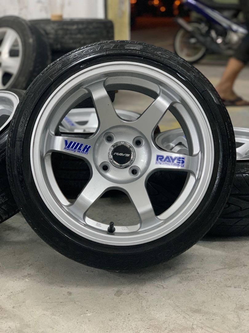 Te37 rota 15”, Auto Accessories on Carousell