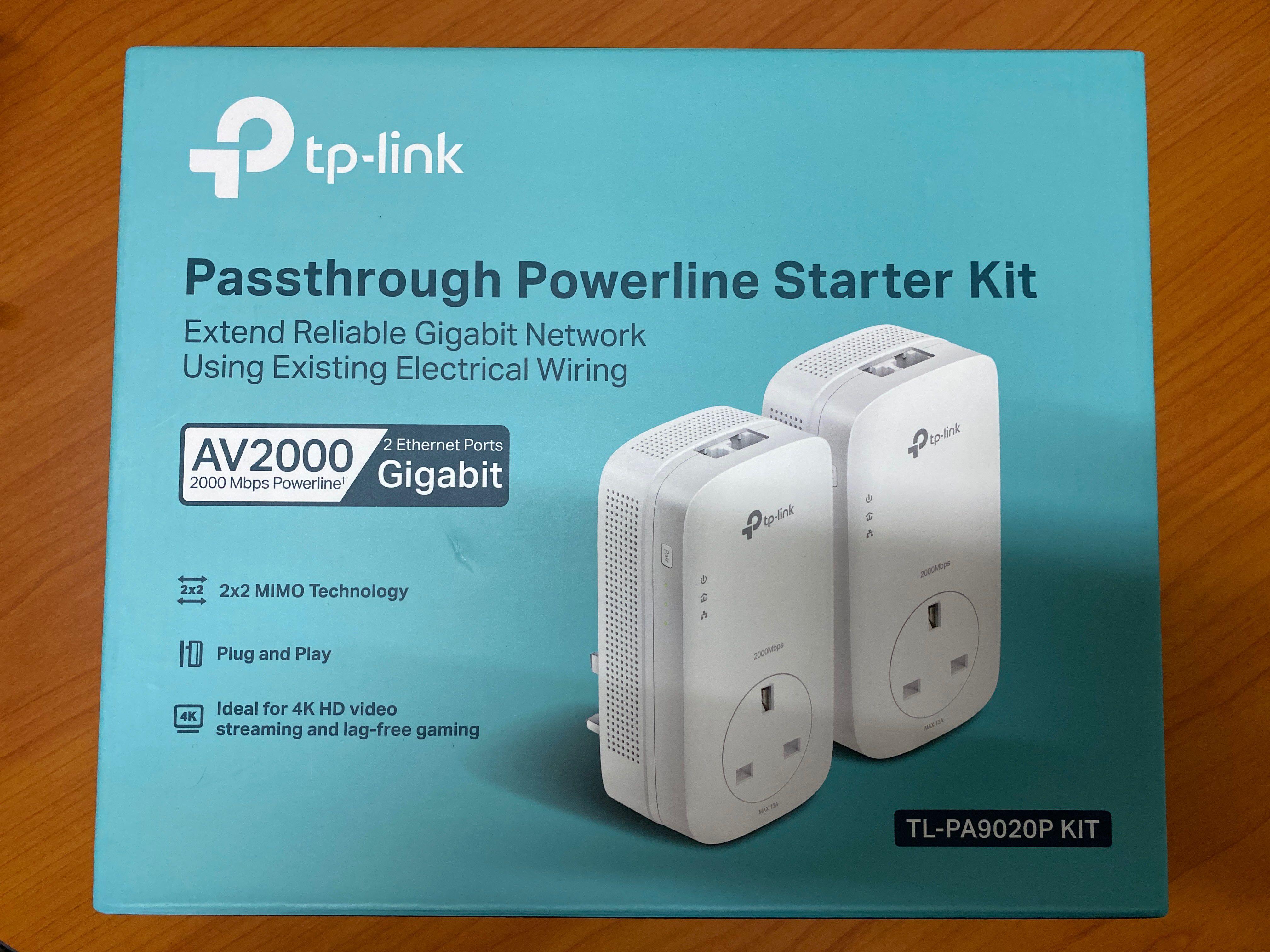 Tp-link AV2000 Powerline, Computers & Tech, Parts & Accessories ...