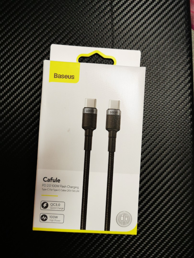 USB Type C - Type C, 2 meters, Computers & Tech, Parts & Accessories ...