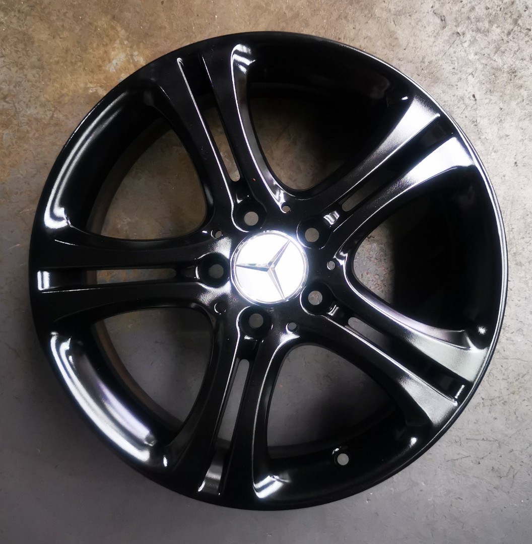 Used 17" Original Mercedes Rims, Car Accessories, Tyres & Rims on Carousell