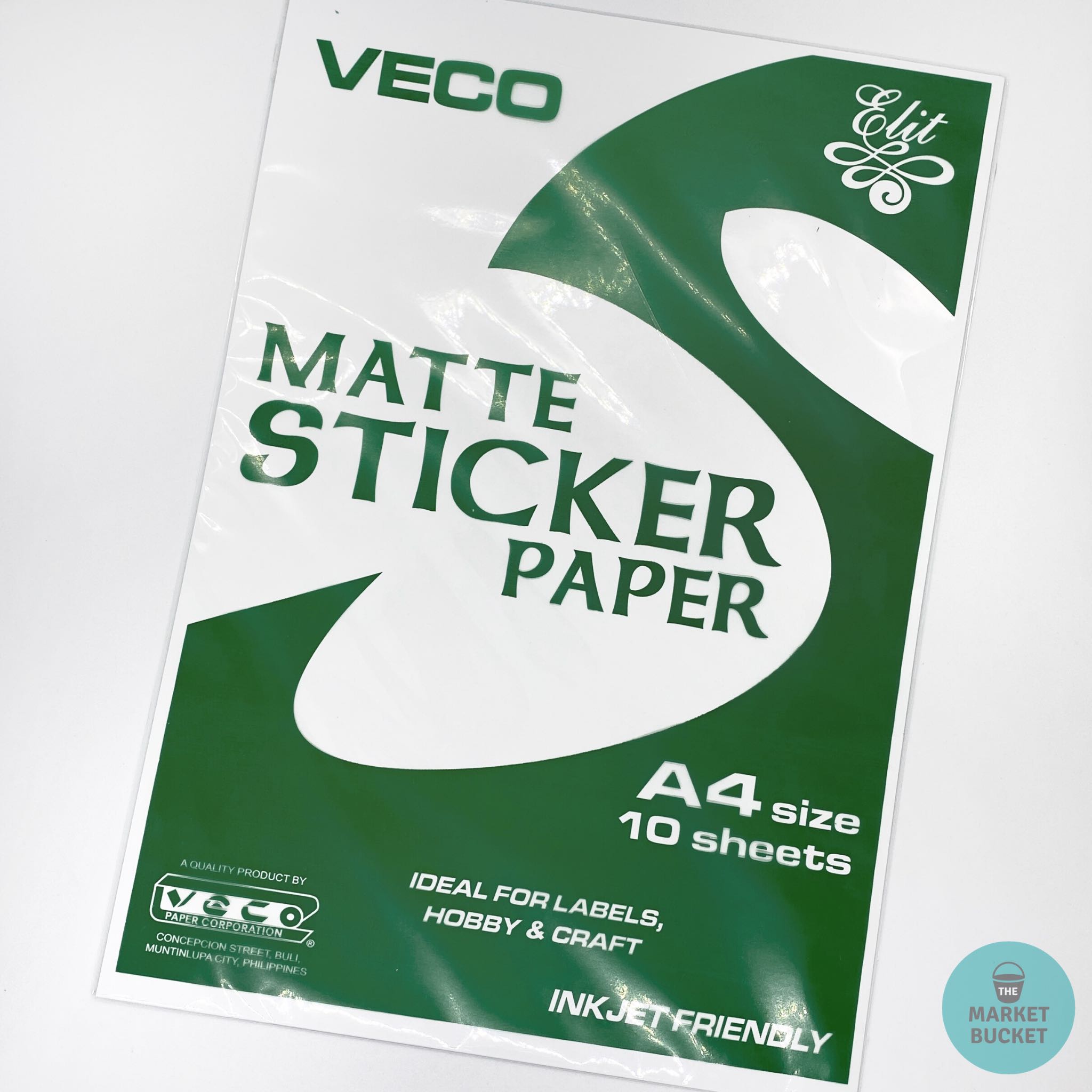 Veco Matte Sticker Paper A4, Hobbies & Toys, Stationary & Craft, Craft ...