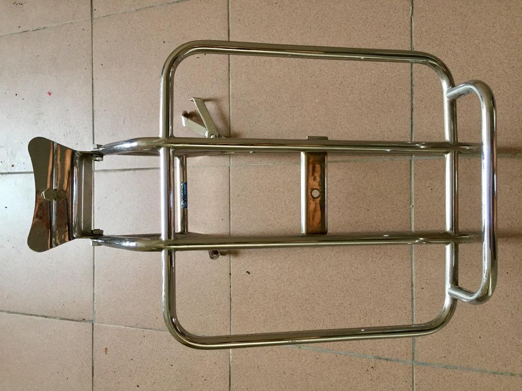 Vespa Rear Rack, Motorcycles, Motorcycle Accessories on Carousell